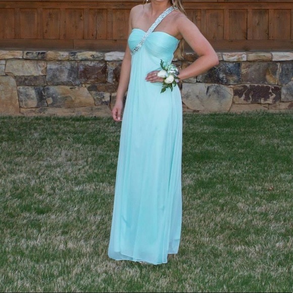 Cache | Dresses | Turquoise Cache Prom Dress | Poshmark